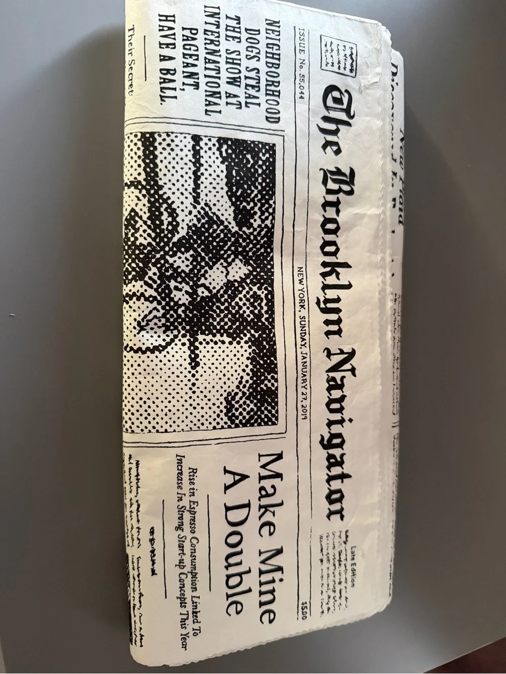 kate spade | Bags | Kate Spade Glitzy Ritzy Newspaper Clutch | Poshmark